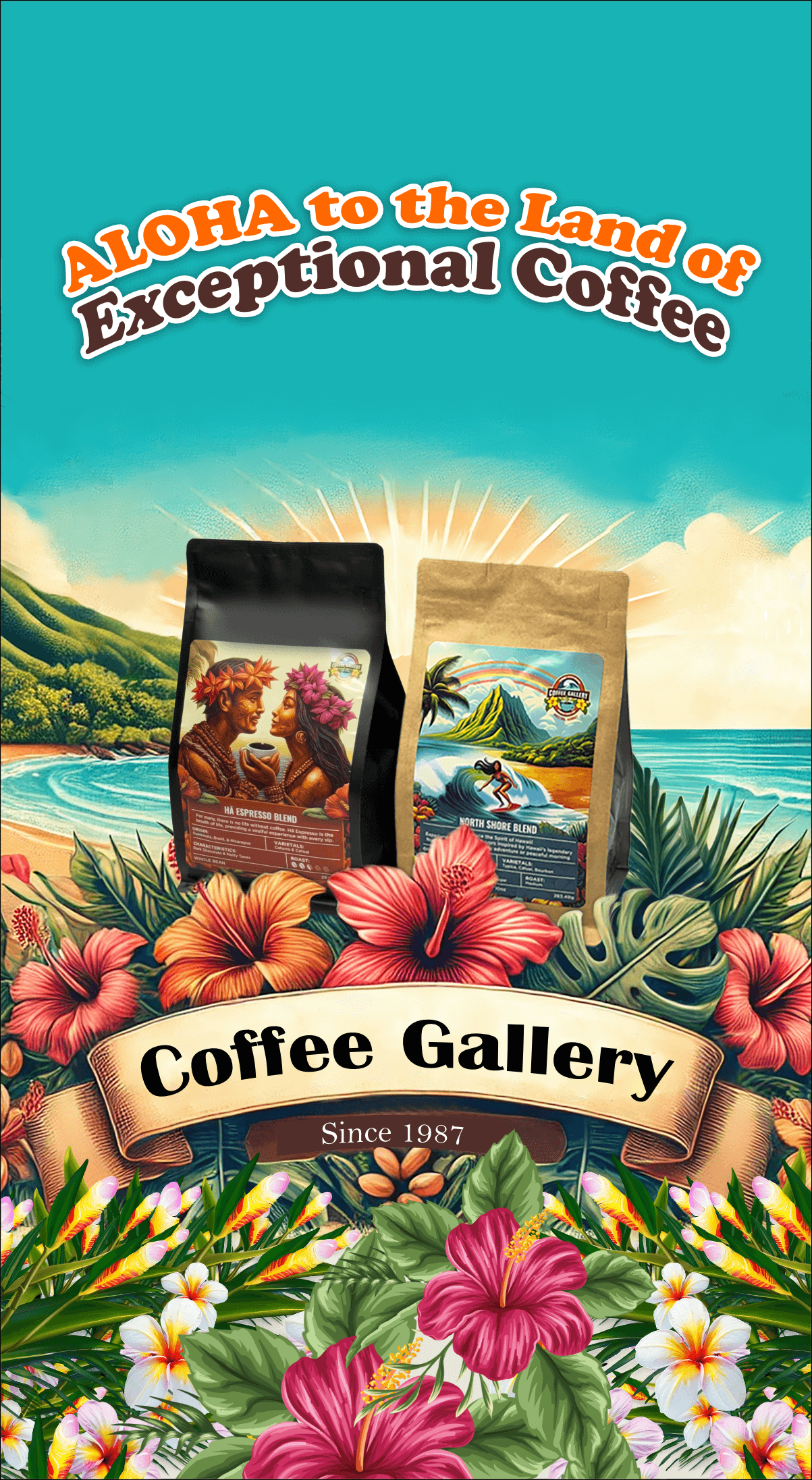 Best Gourmet Hawaiian Coffees Roasted in Oahu | Coffee Gallery Haleiwa
